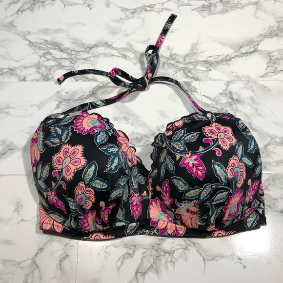 Shade & Shore | Swim | New Floral Bikini Top 34dd | Poshmark